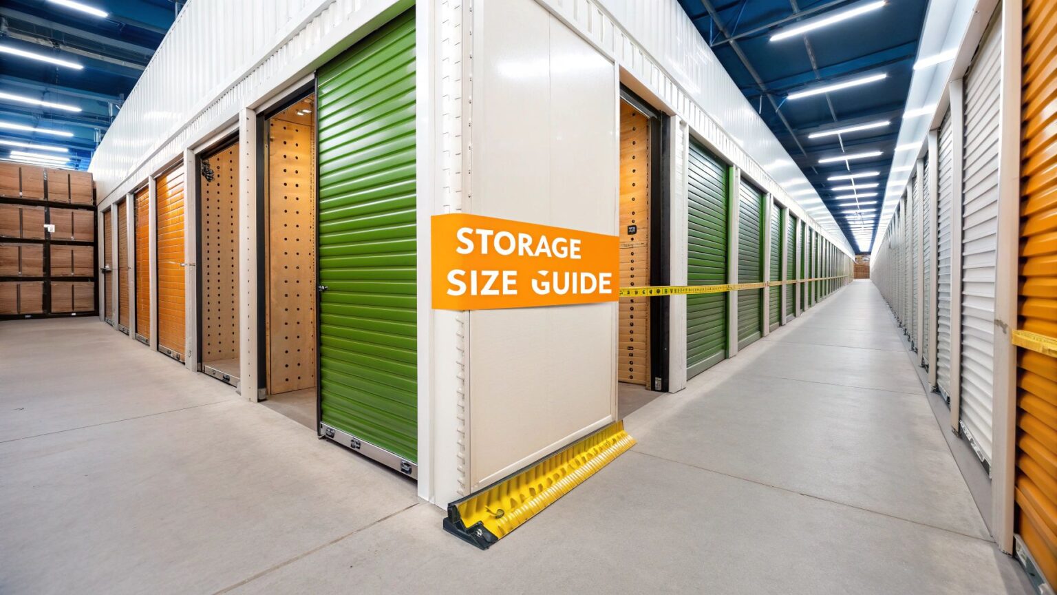 Self Storage Unit Size Guide How To Choose The Right Space Orange Box
